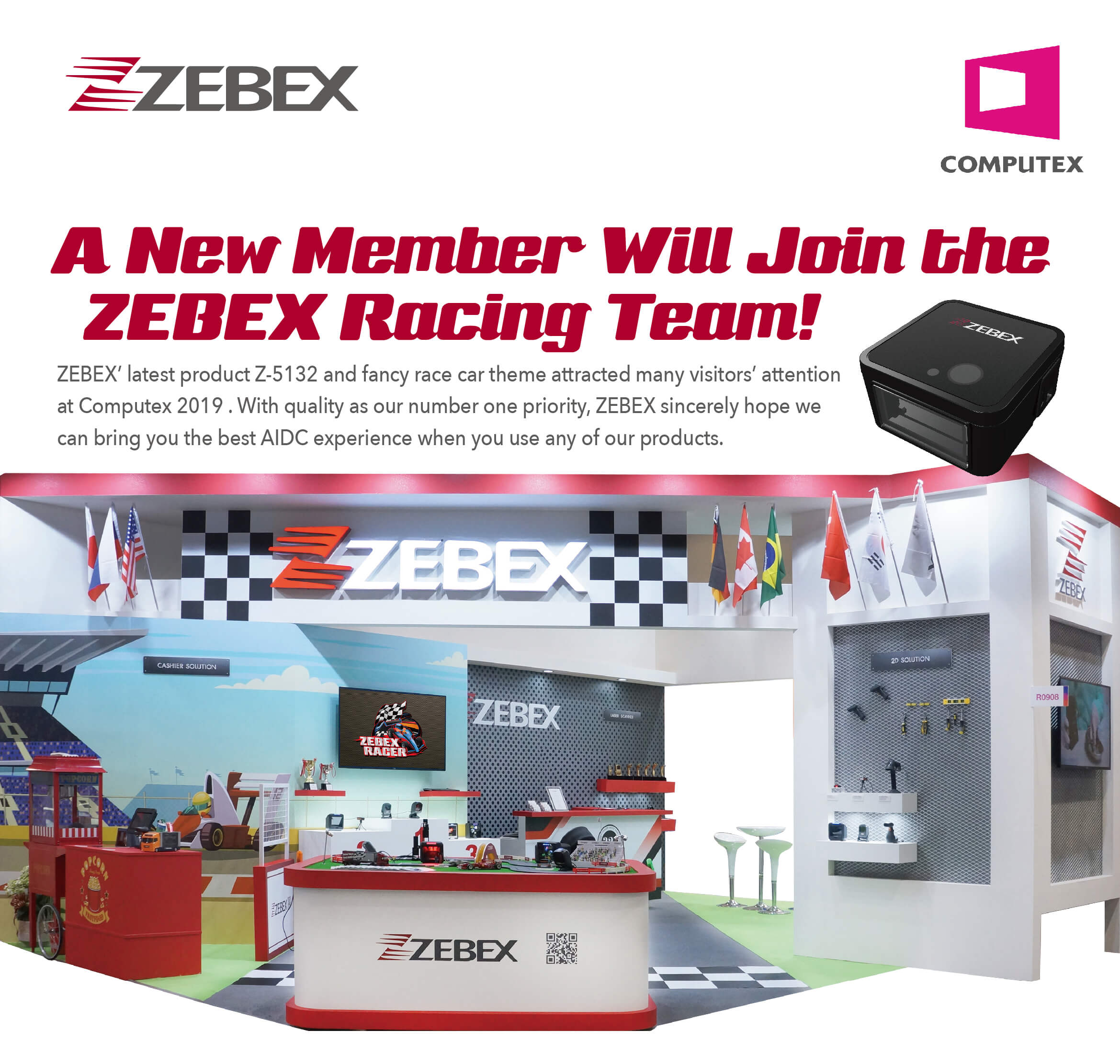 【Computex 2019 Highlight】A New Member Will Join the ZEBEX Racing Team ...